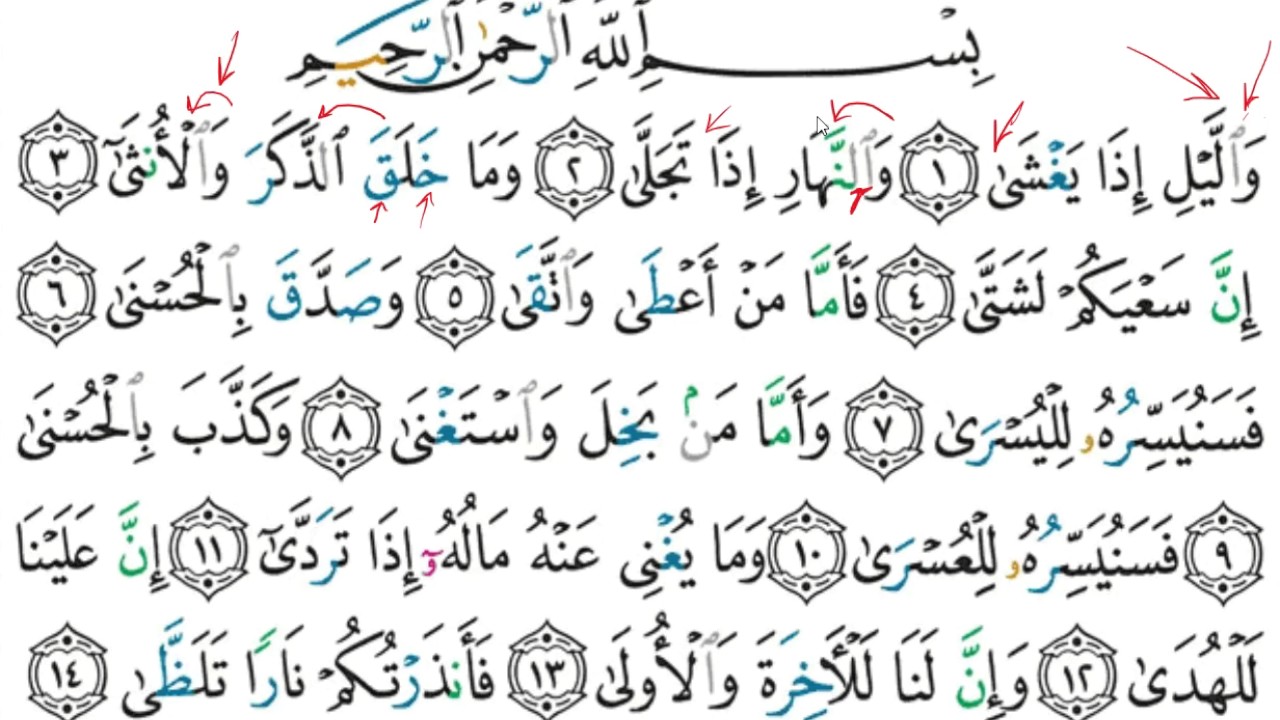 sura al-layl 1 - YouTube