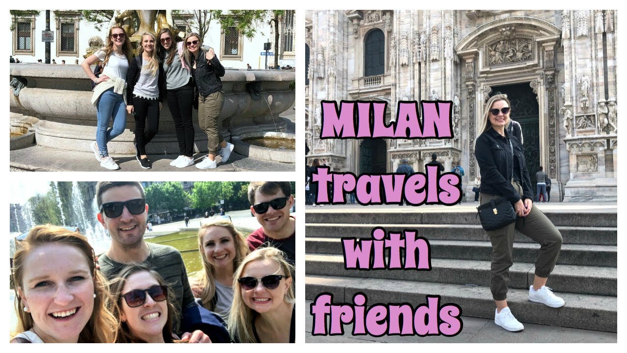 Vlog: MILAN travels with my best friends (24hours). Lots of good ...