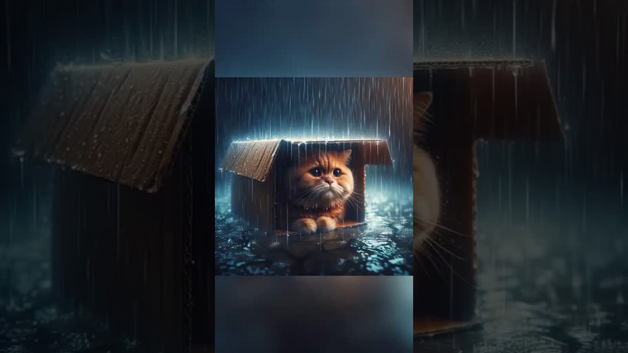A street cat with happy ending #ai #catshorts #cat #catlover # ...