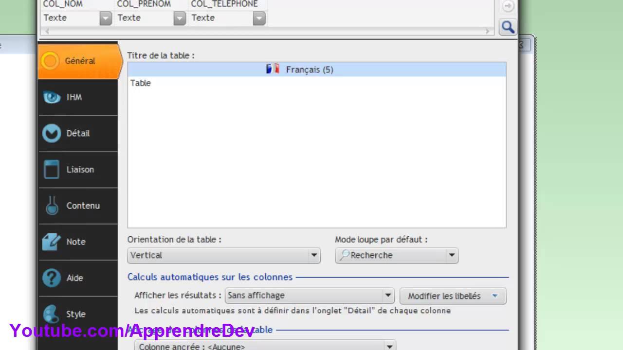 Remplir un Tableau par Programmation Windev (à partir de mon Analyse ) - YouTube