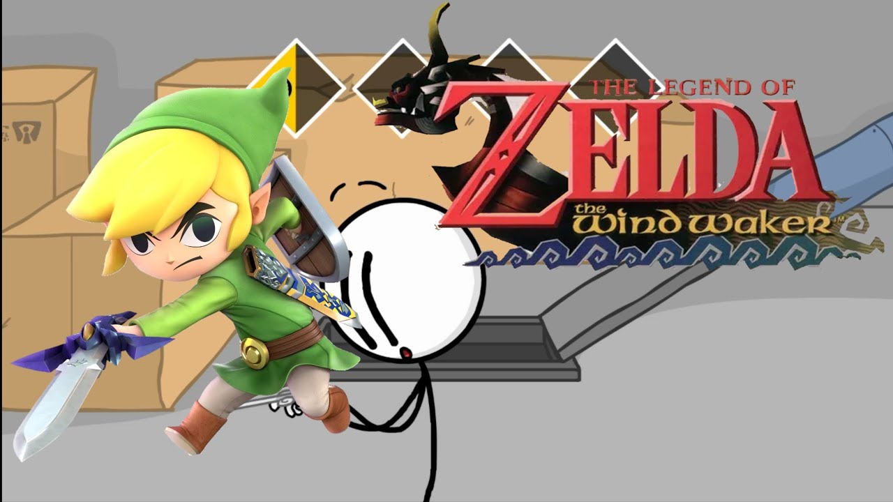 toon link reference in stickman: fleeing the complex(stickman X the ...