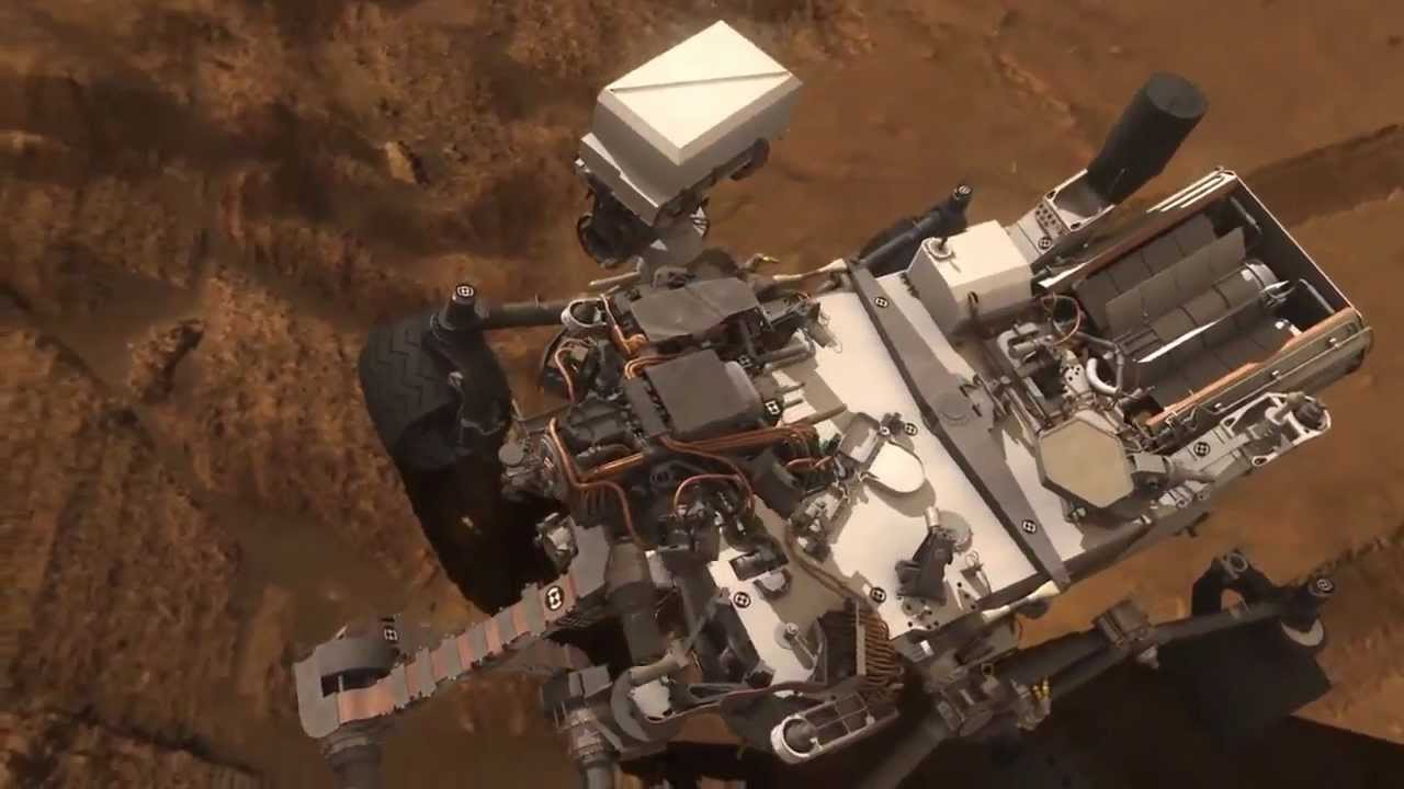 NASA robô Curiosity missão em Marte -Animação [HD] - YouTube