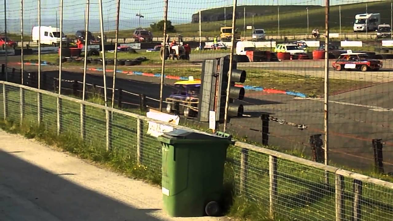 Mini Stox action. Buxton. 6.7.13. A win for 515 Frankie JJ! - YouTube