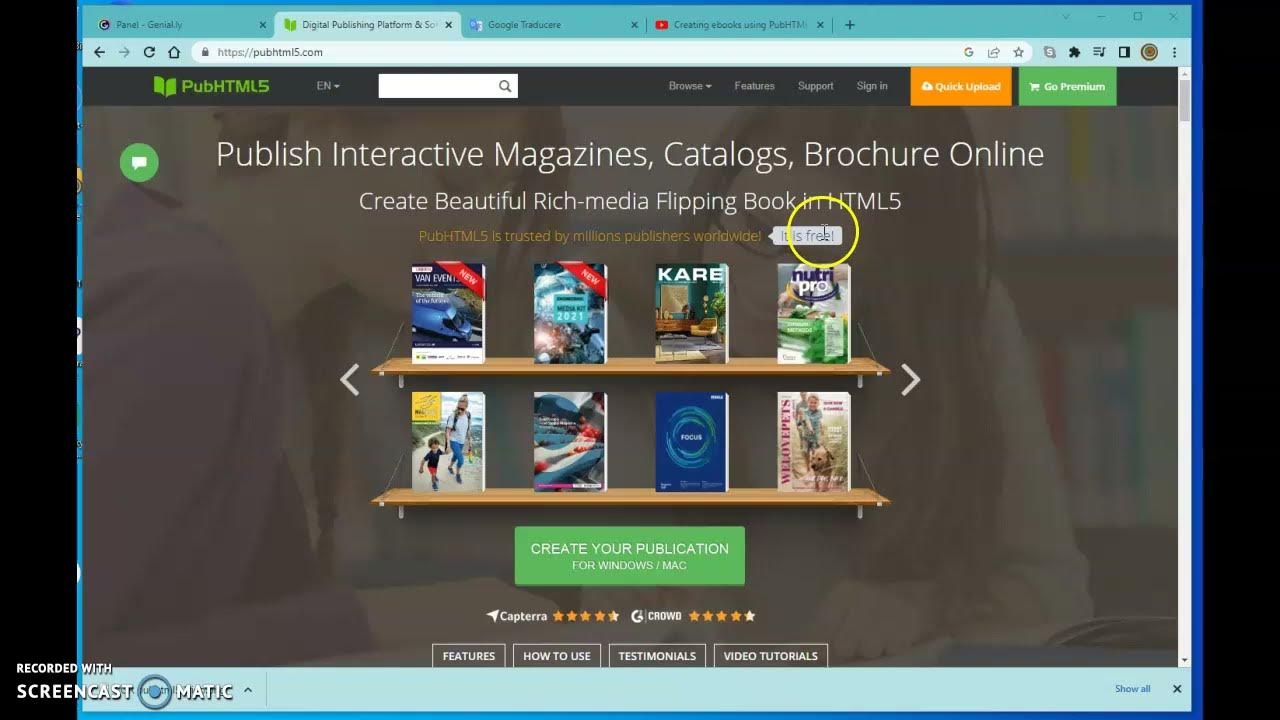 Creating ebooks using PubHTML5 - YouTube