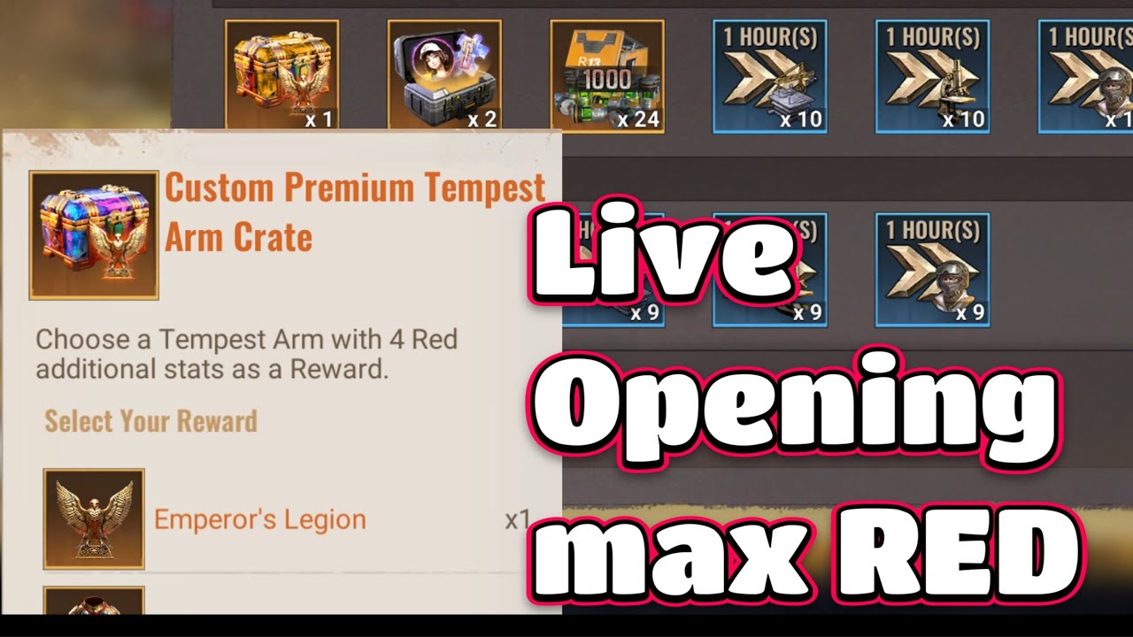 MAX RED TEMPEST LIVE ! - YouTube