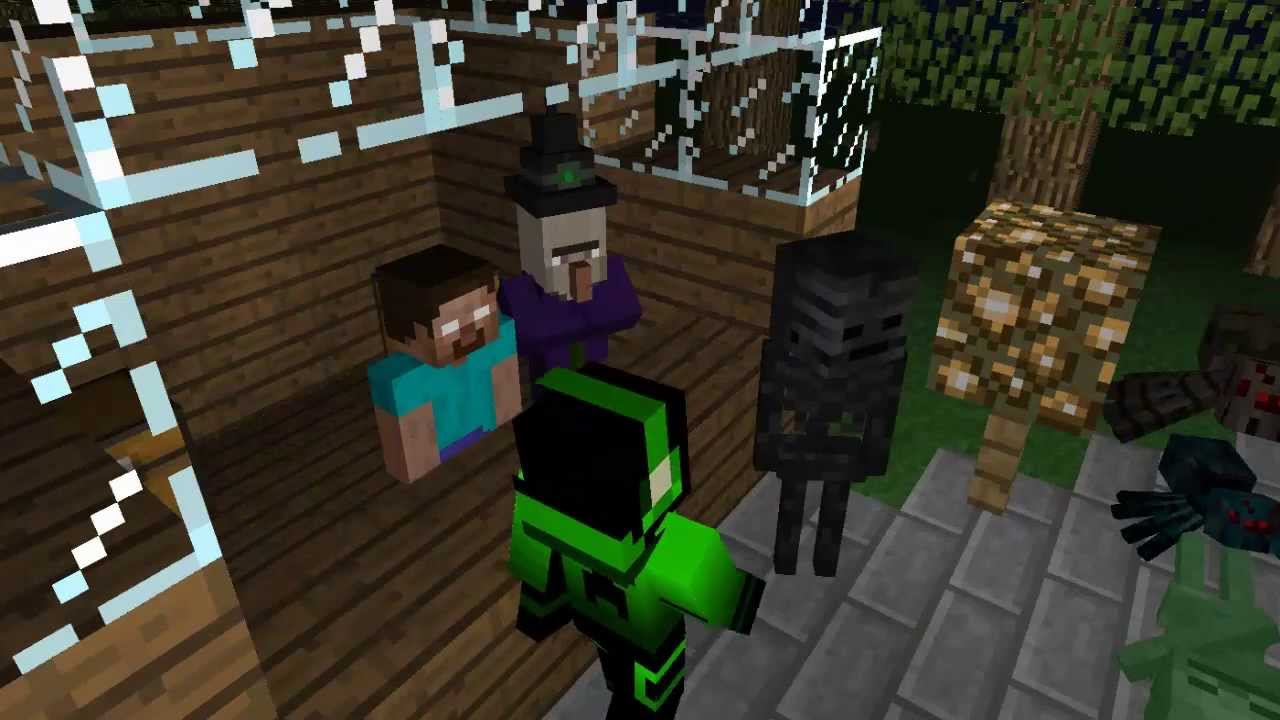The Mob Party - A Minecraft Animation! - YouTube
