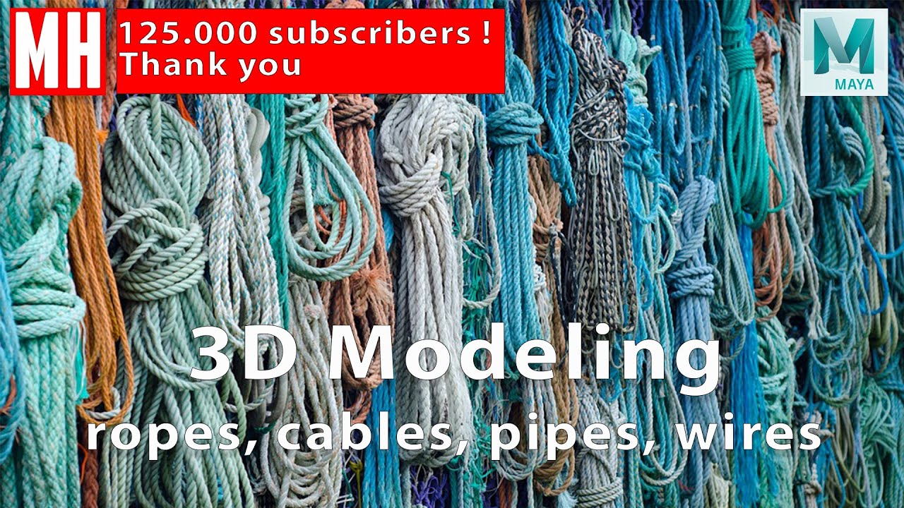 Improve your cable & wire workflow in Maya - YouTube