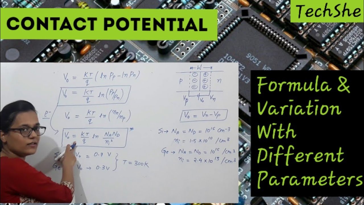 Contact Potential & Its Variation With Different Parameters || EDC26 ...