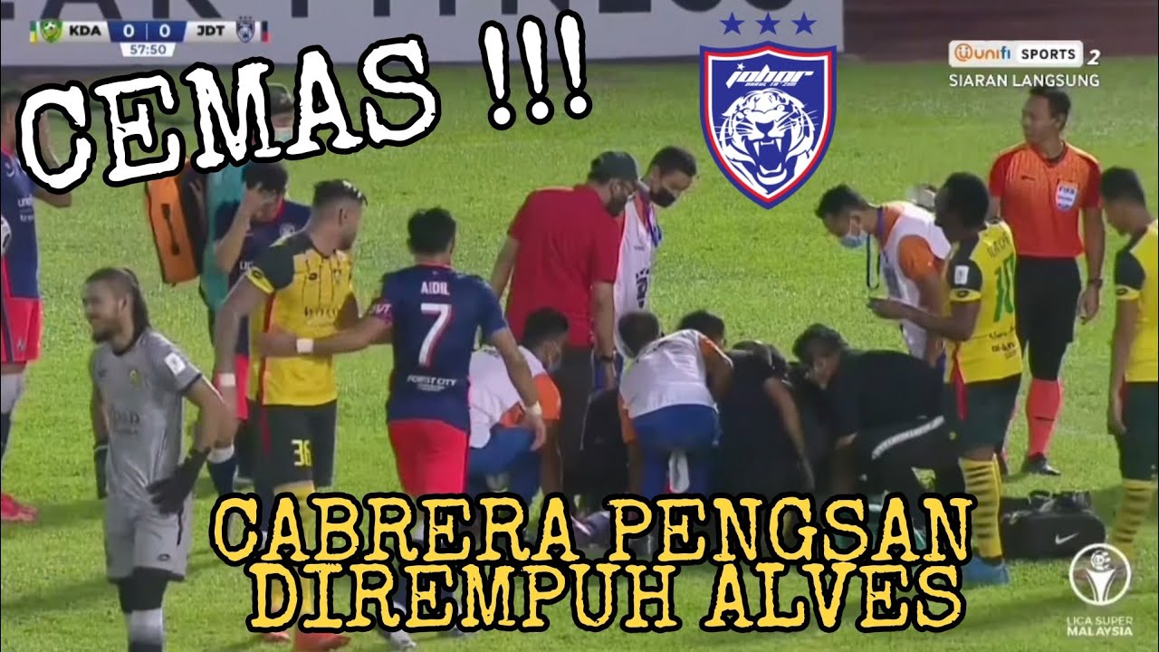 CEMAS!!! CABRERA PENGSAN DIREMPUH RENAN ALVES Liga Super Malaysia 2021 ...