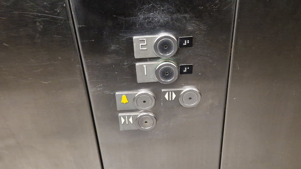 KONE elevators @ Flemingsberg station, Huddinge, Sweden - YouTube