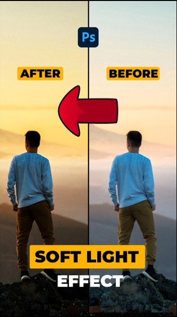 Softlight Effect In Photoshop💫 #soft #light #effect #tutorial # ...