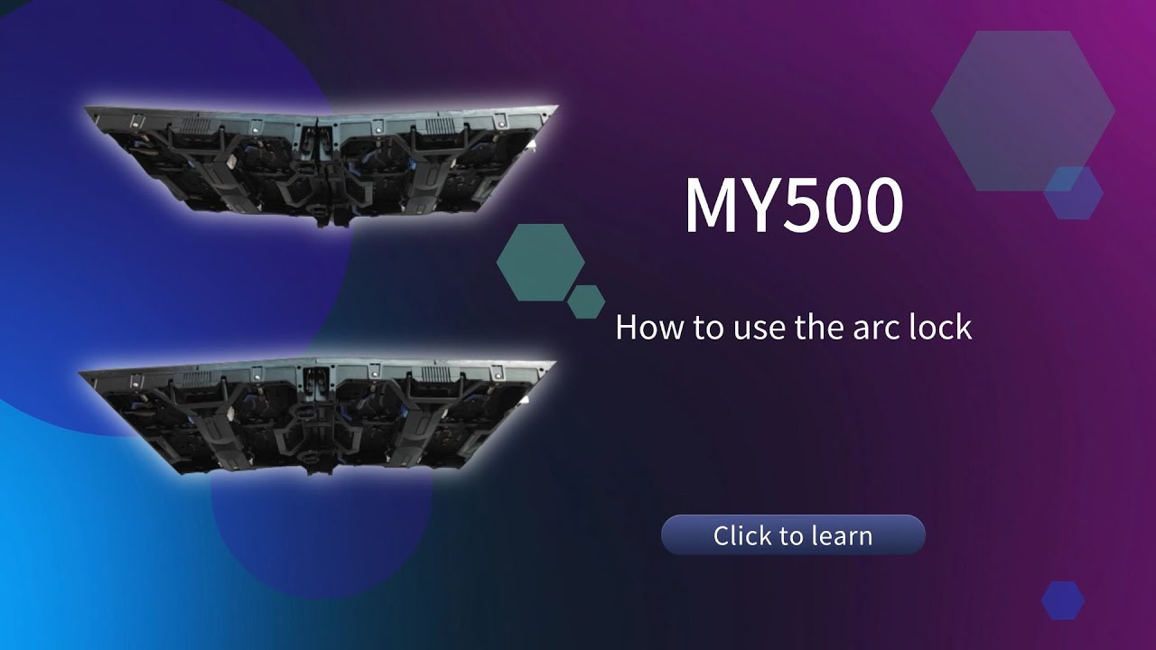 How to use the arc lock of MY500? - YouTube