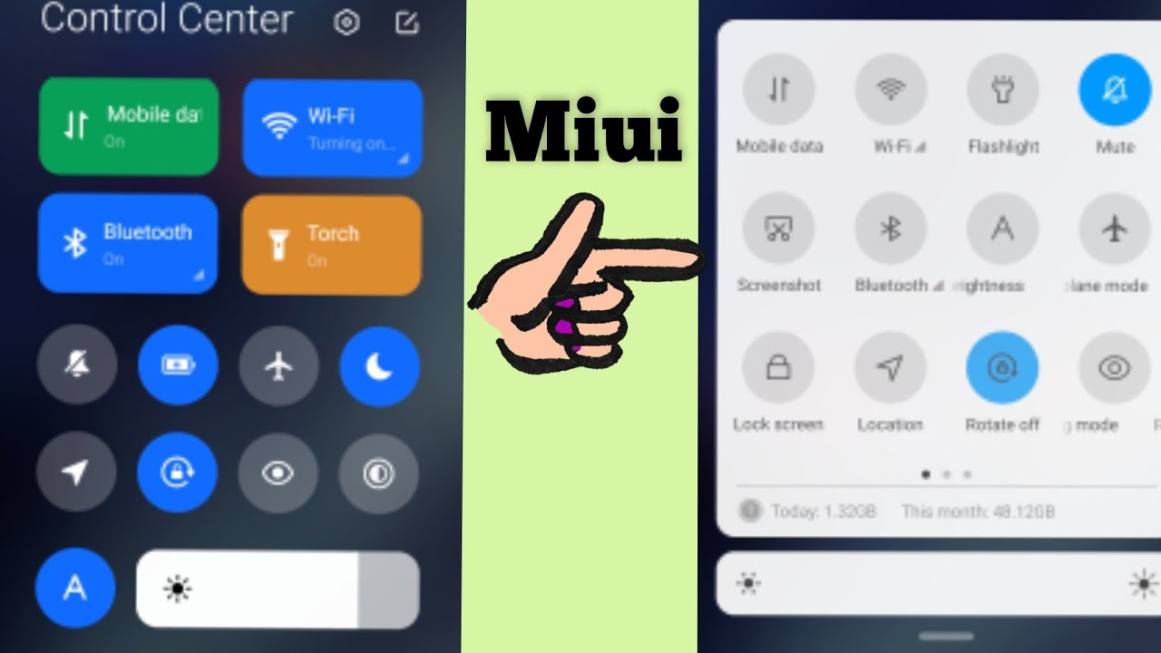 MIUI 12 control center FOR REDMI 8A, REDMI 8,REDMI 7,REDMI 7A, REDMI ...
