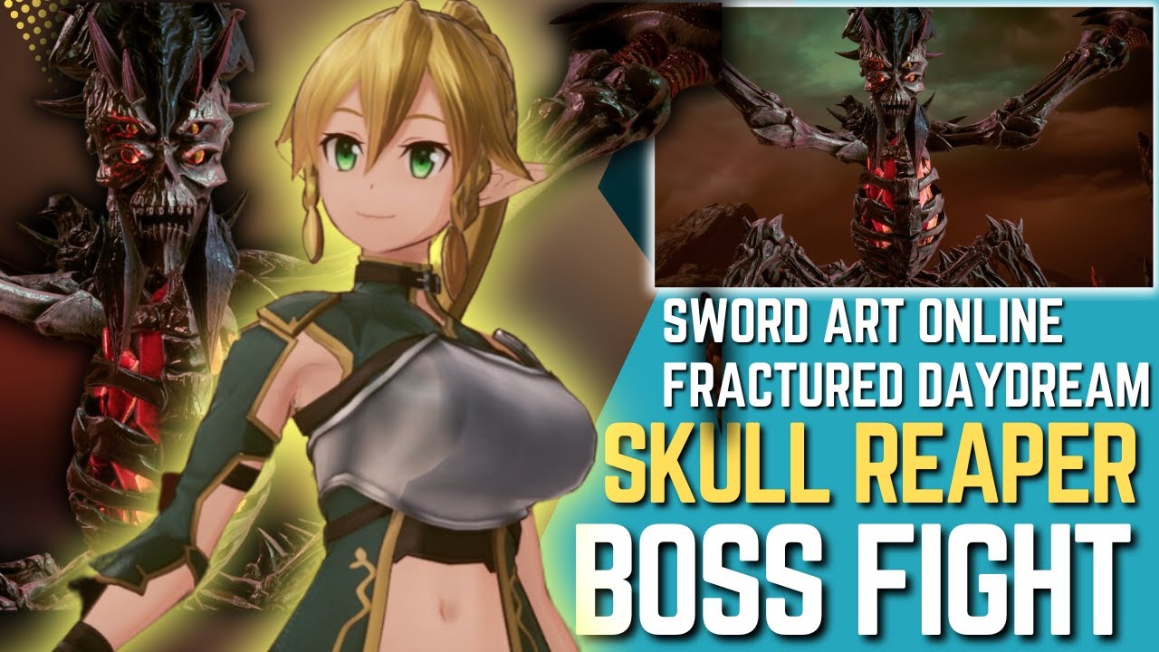 Fighting THE SKULL REAPER in Sword Art Online: Fractured Daydream - YouTube