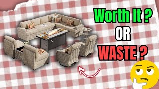 Is the HOOOWOOO 13-Piece Outdoor Sectional Patio Furniture Set Worth It?