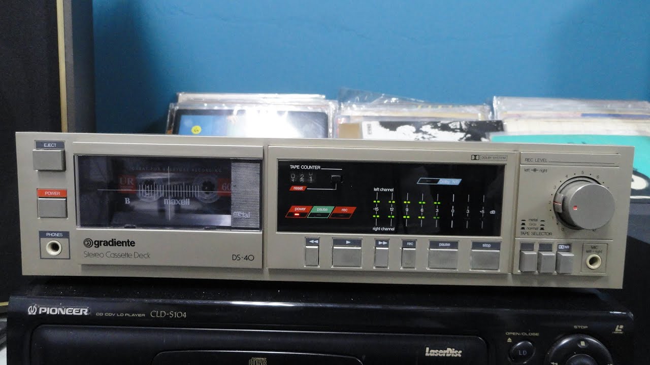 O Rei do Som - Tape Deck Gradiente DS-40 - YouTube
