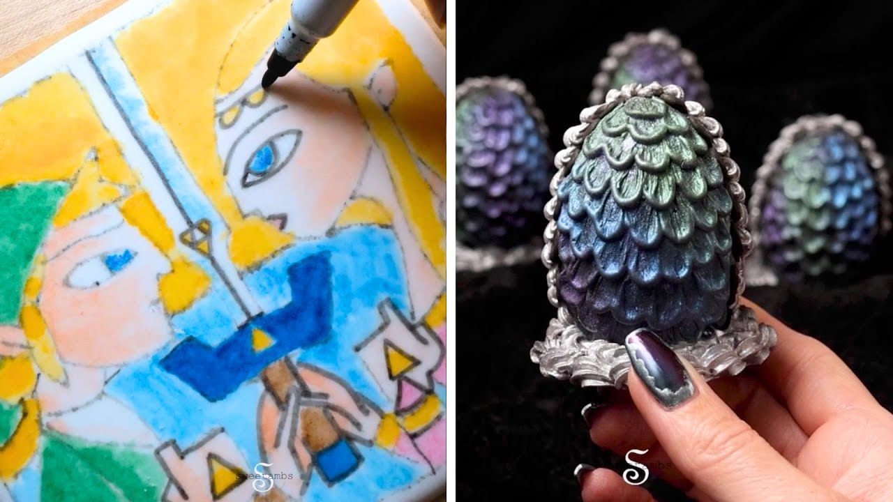 9 Beautiful Fantasy Cookies Decorated With Royal Icing! - YouTube