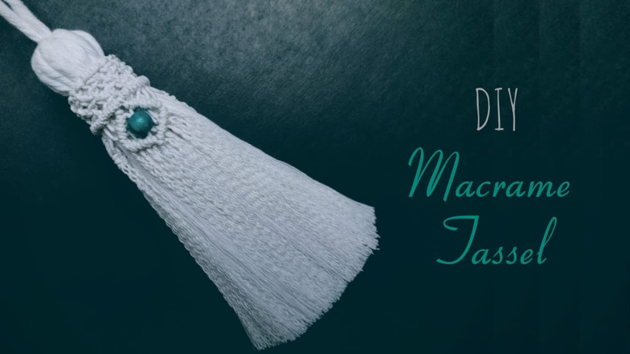 How to Make Macrame Tassel | Step by Step Tutorial - YouTube
