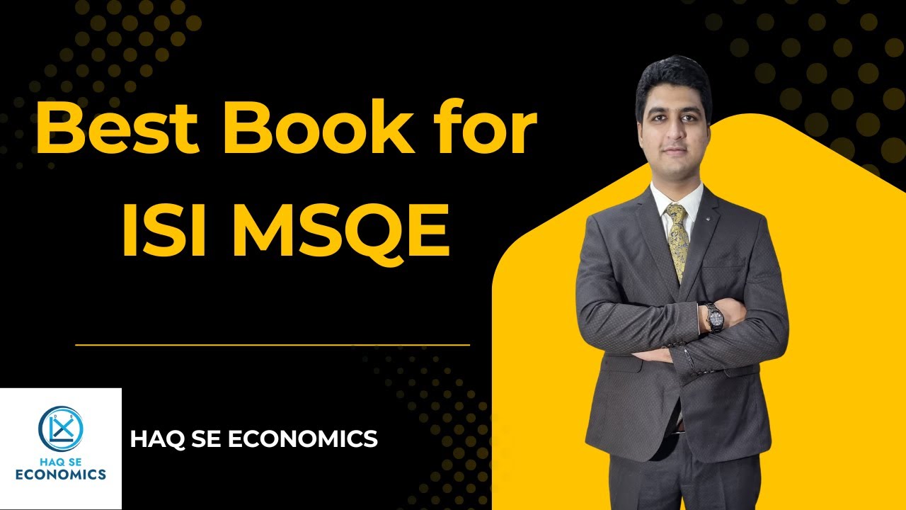 Best Books for ISI MSQE (Honest Guidance) - YouTube