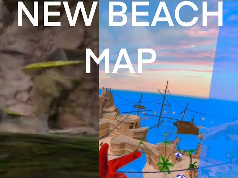 NEW GORILLA TAG BEACH MAP!!! 🏝️ 🐵 - YouTube