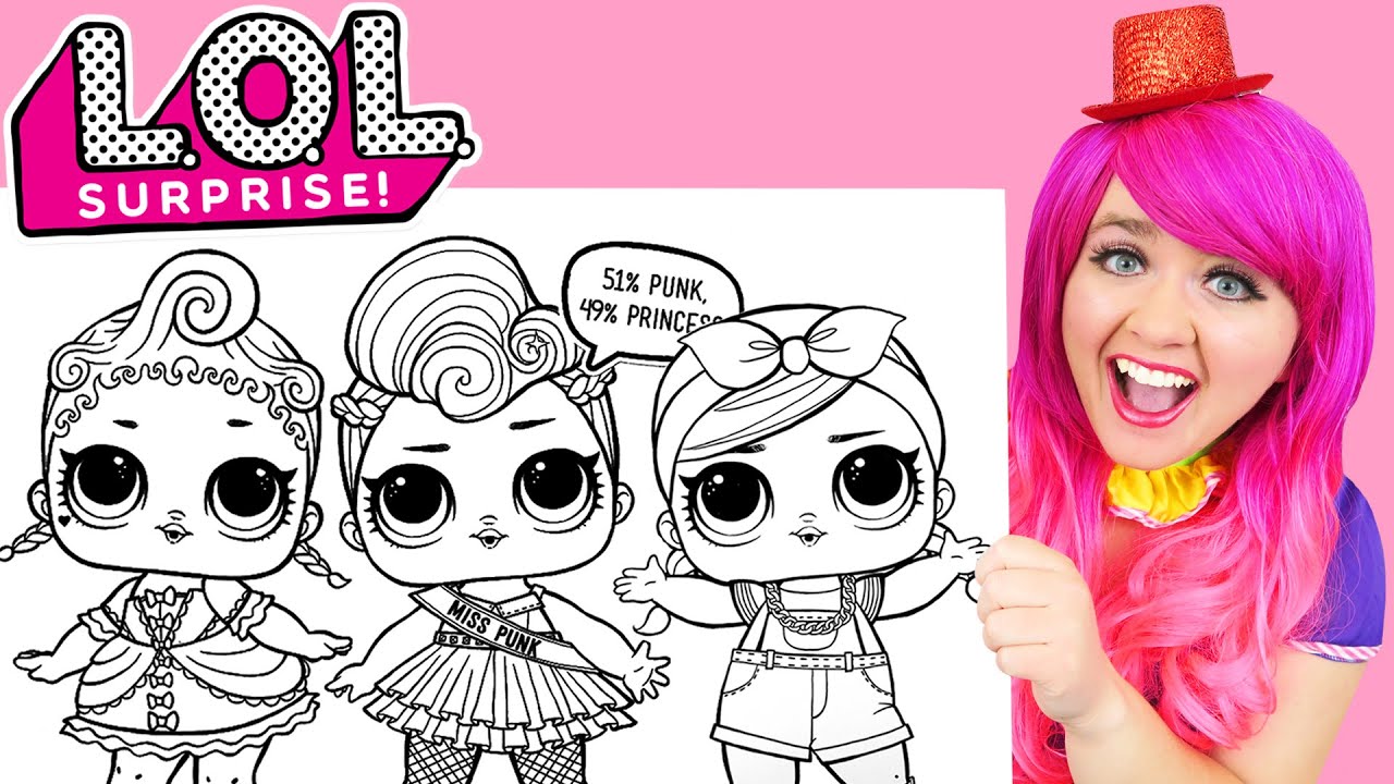 How To Color LOL Surprise With Pencils & Markers - YouTube