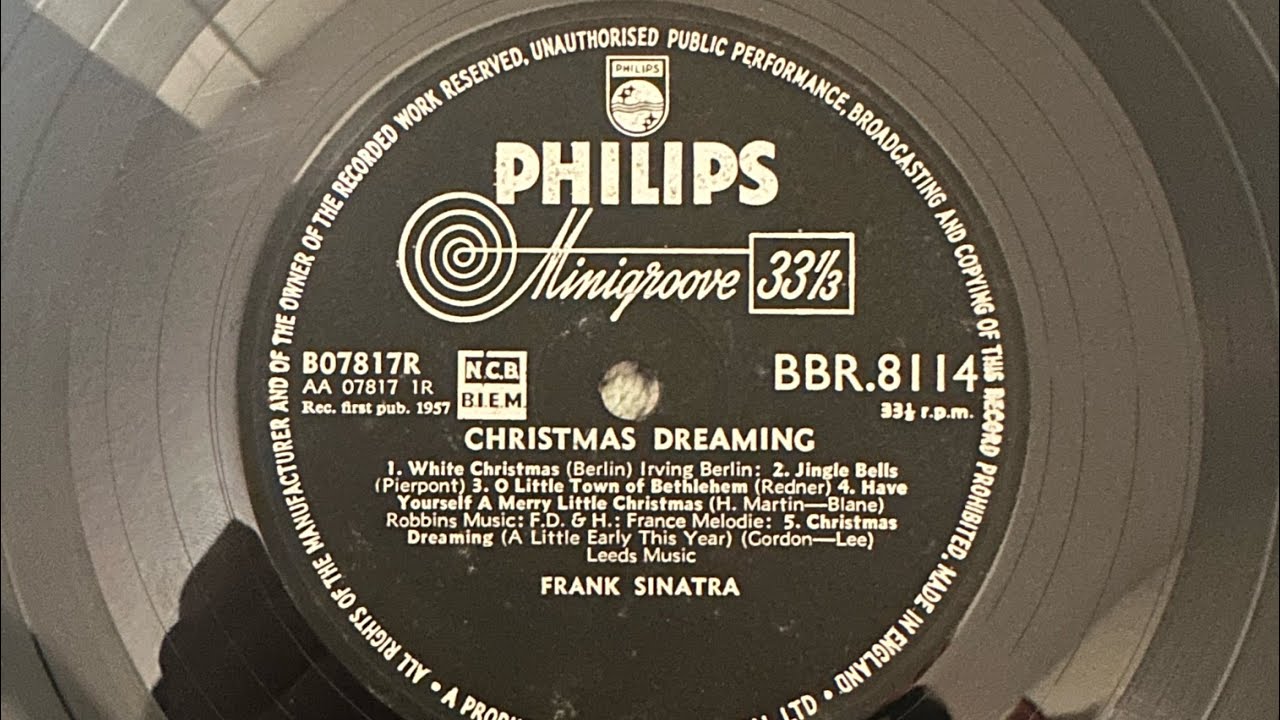Christmas Dreaming (Side 1) - Frank Sinatra - Philips - Marconiphone ...