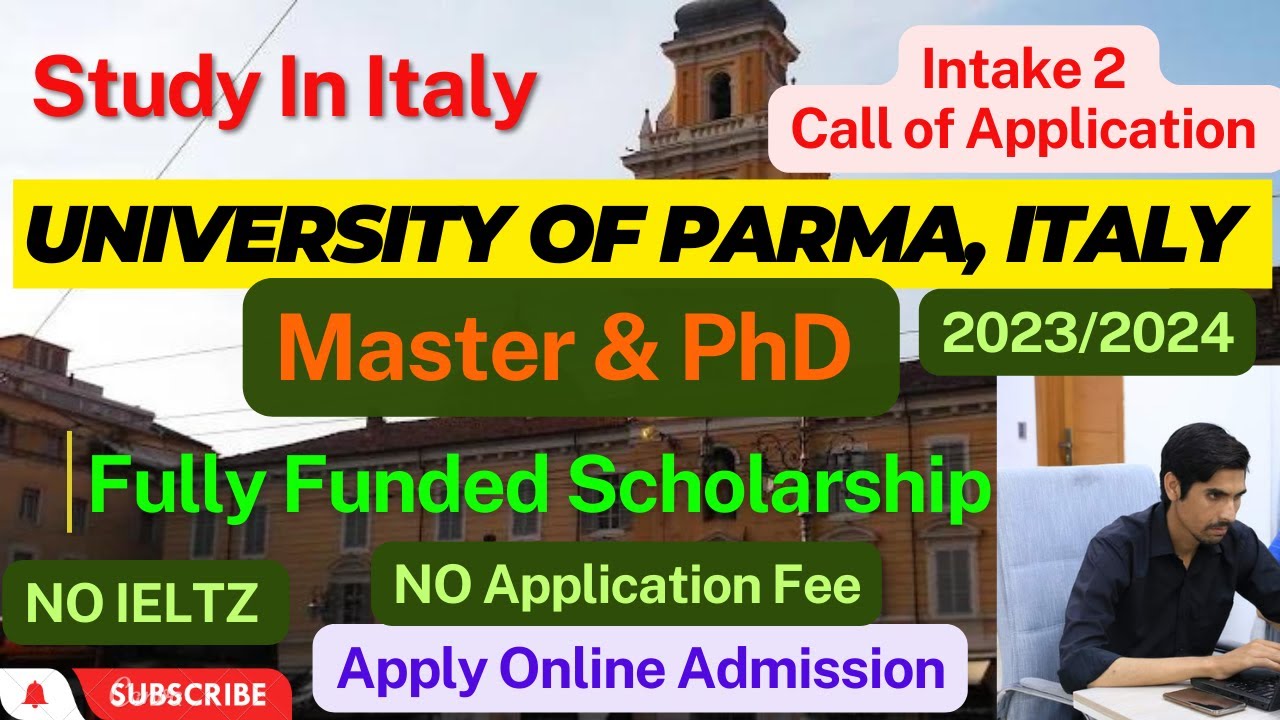 MASTER In PARMA University Italy | How to Apply Online Admission ...