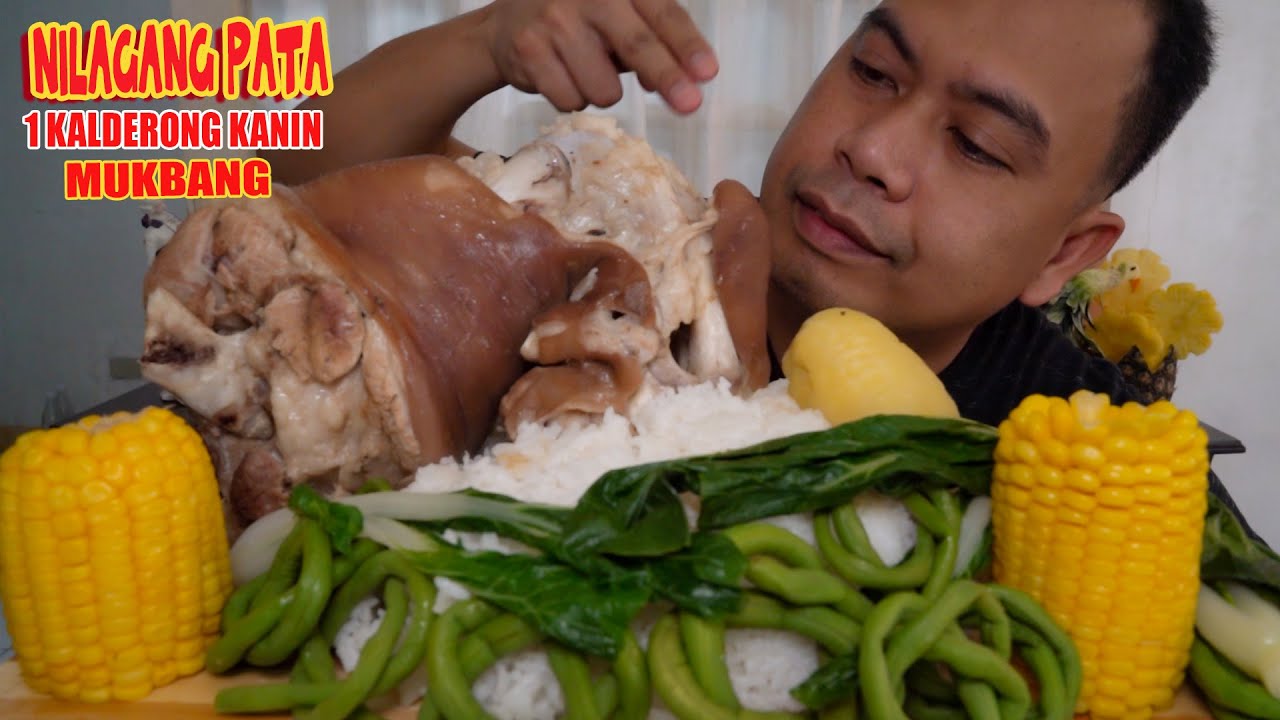NILAGANG PATA | 1 KALDERONG KANIN | MUKBANG | Jigs TVE - YouTube