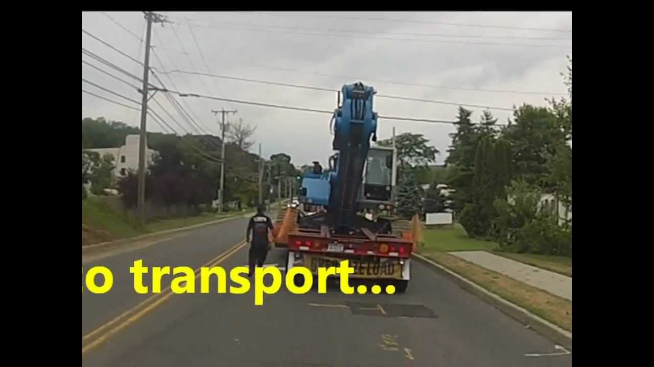 Loading, Transporting and Delivery of a Terex/Fuchs 340RHL Long Reach ...