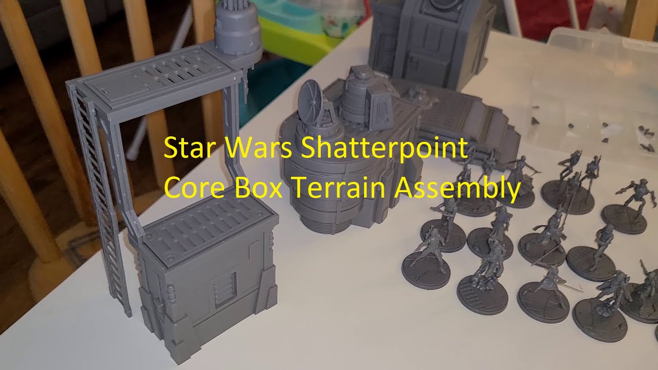 Star Wars Shatterpoint Core Box Terrain Assembly - YouTube
