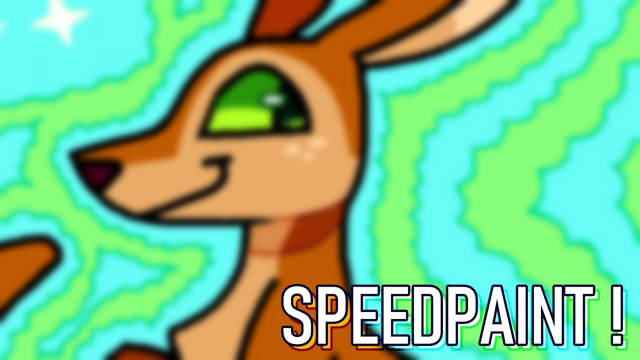 ANIMAL JAM | SPEEDPAINT | KANGAROO - YouTube