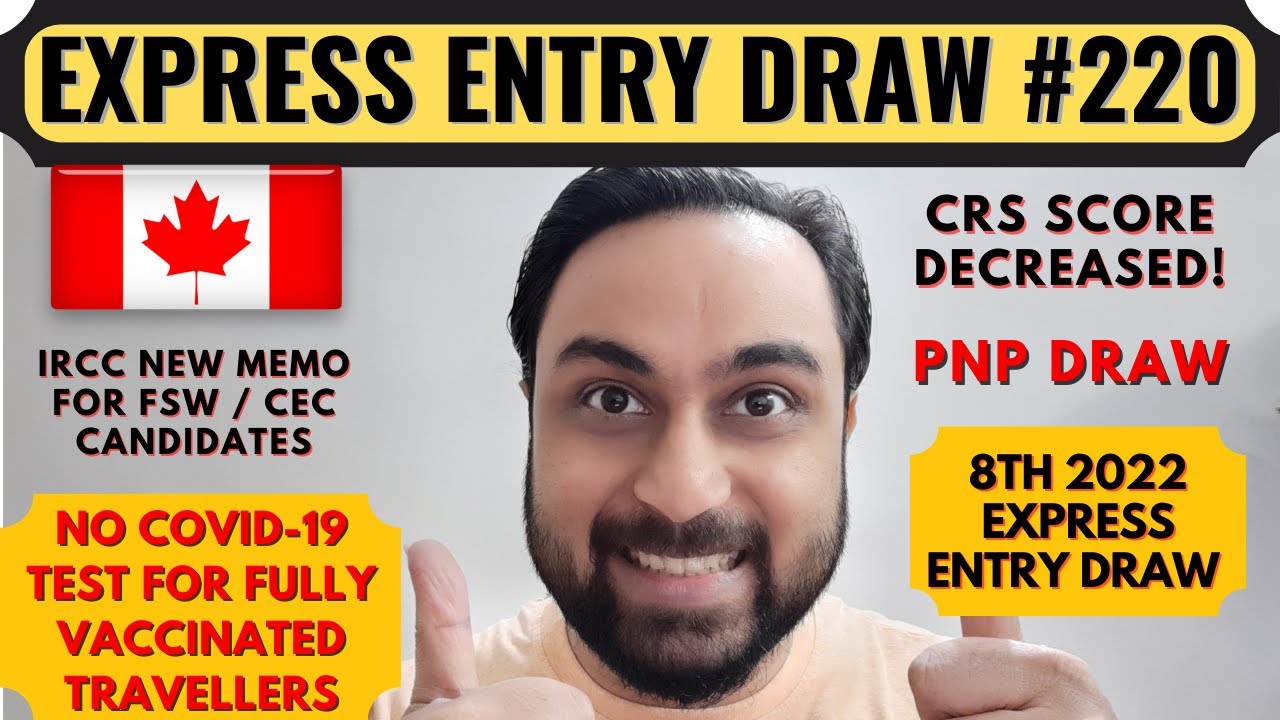 Express Entry Draw #220 For Canada PR | Canada PNP Draw | Dream Canada ...