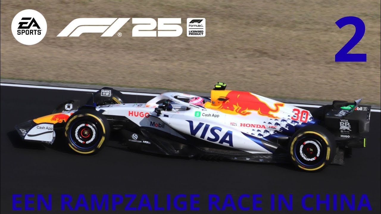 EEN RAMPZALIGE RACE IN CHINA & PECH VOOR TYGO! | F1 25 COOP CAREER MODE ...