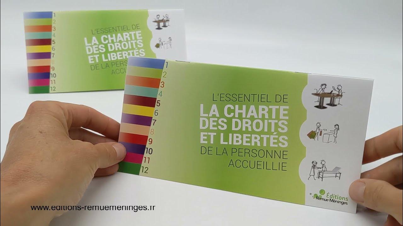 L'essentiel de la charte des droits et libertés - Livret adapté - YouTube