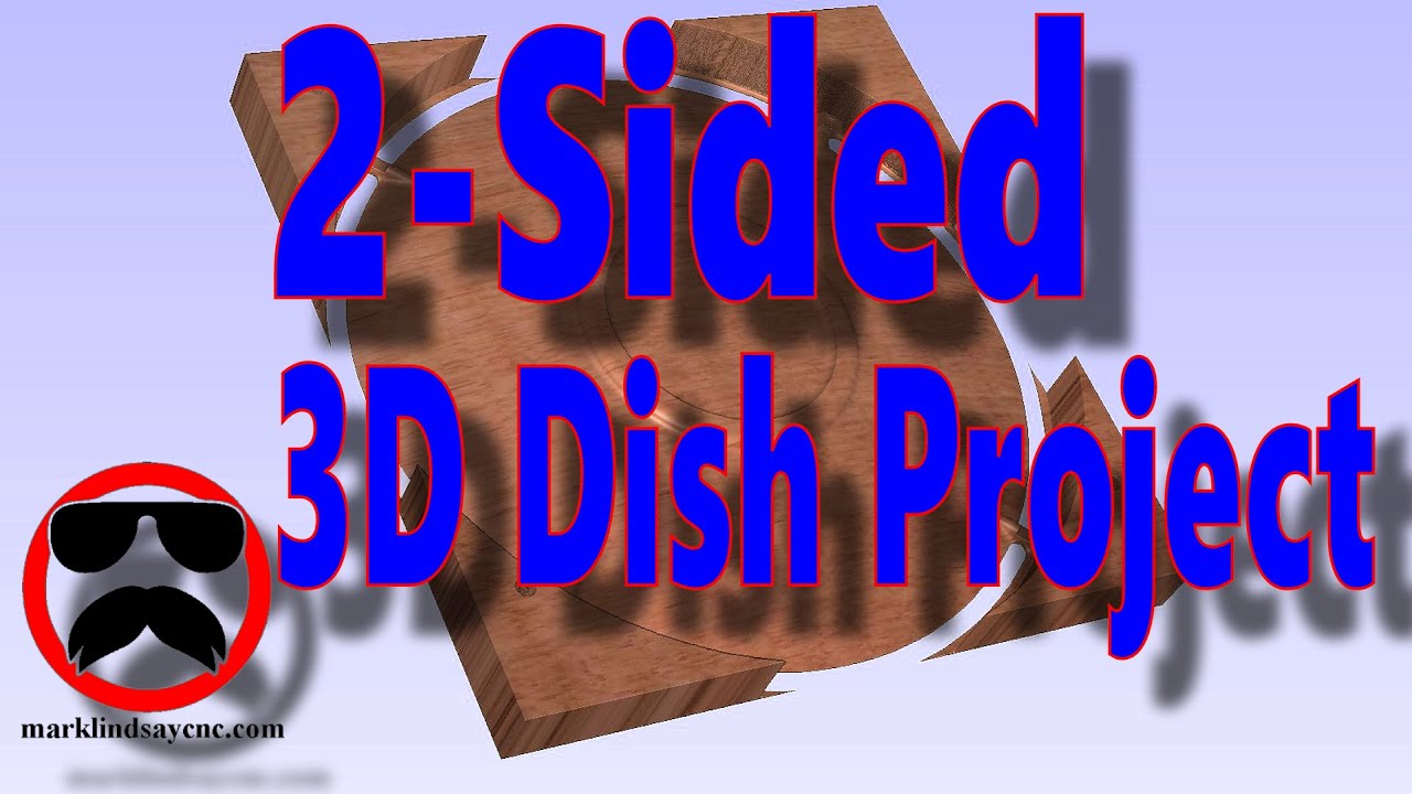 Design a 3D Serving Dish in Vectric VCarve and Aspire - YouTube