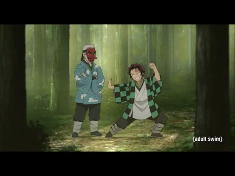 Tanjiro Breathing Training | Demon Slayer | Tanjiro And Urokodaki ...