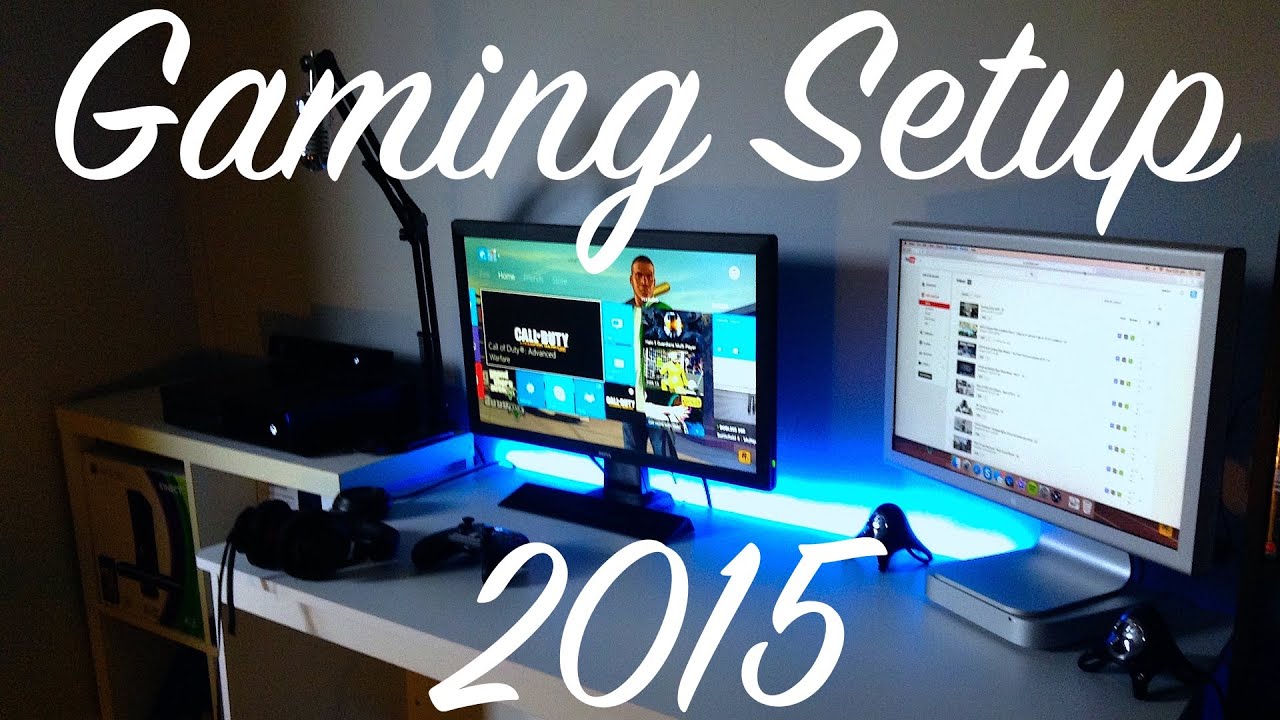 Gaming setup 2015 - YouTube