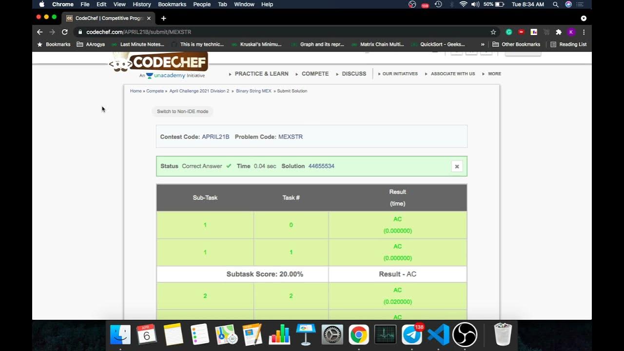 Binary String MEX || MEXSTR || CodeChef Long Challenge|| April Long challenge|| Full solution ...