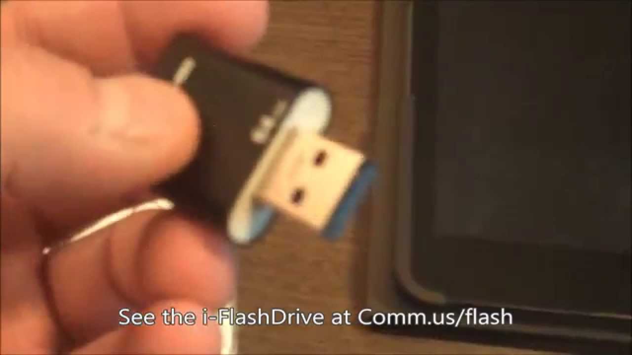 Photofast i-FlashDrive Review - Removable Storage for iOS Devices - YouTube