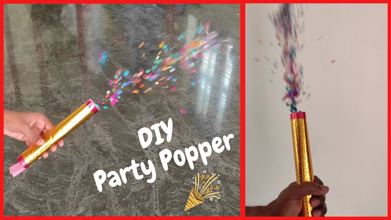 DIY Party Poppers: How to Make Your Own Explosive Fun at Home ...