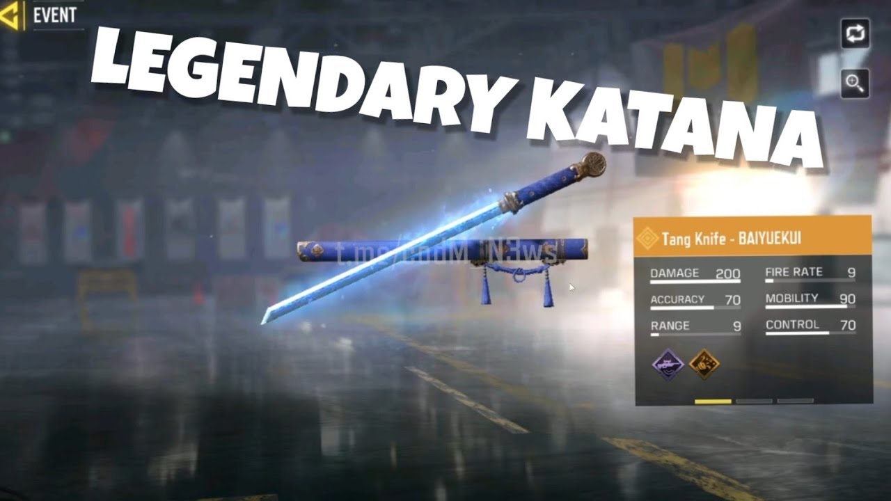 LEGENDARY KATANA 🤩🤩 LOOKS SICK | OBTAINING ANIMATION | CODM LEAKS ...