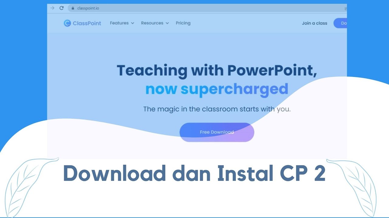 ClassPoint 2 - Cara Download dan Instal #SemuaAdaDiClassPoint - YouTube