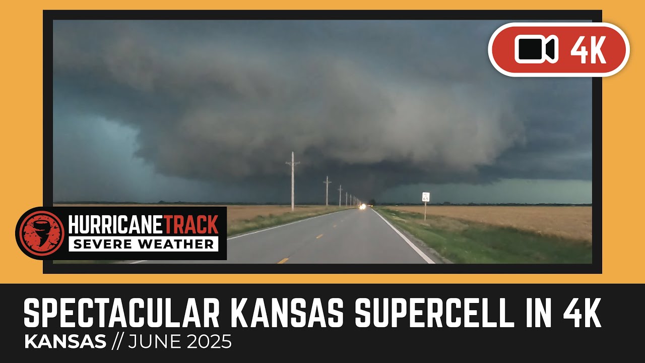 Spectacluar View of Kansas Supercell in 4K! - YouTube