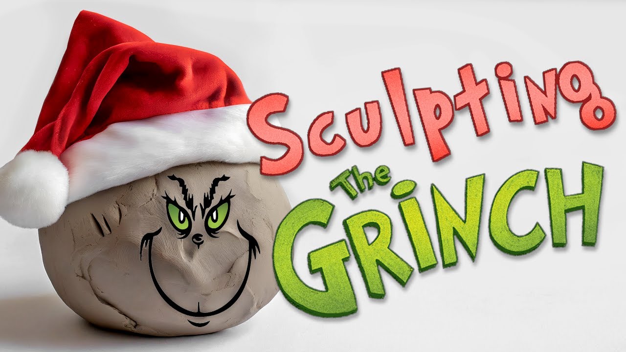 Grinch Christmas Ornament made from Polymer Clay! - YouTube