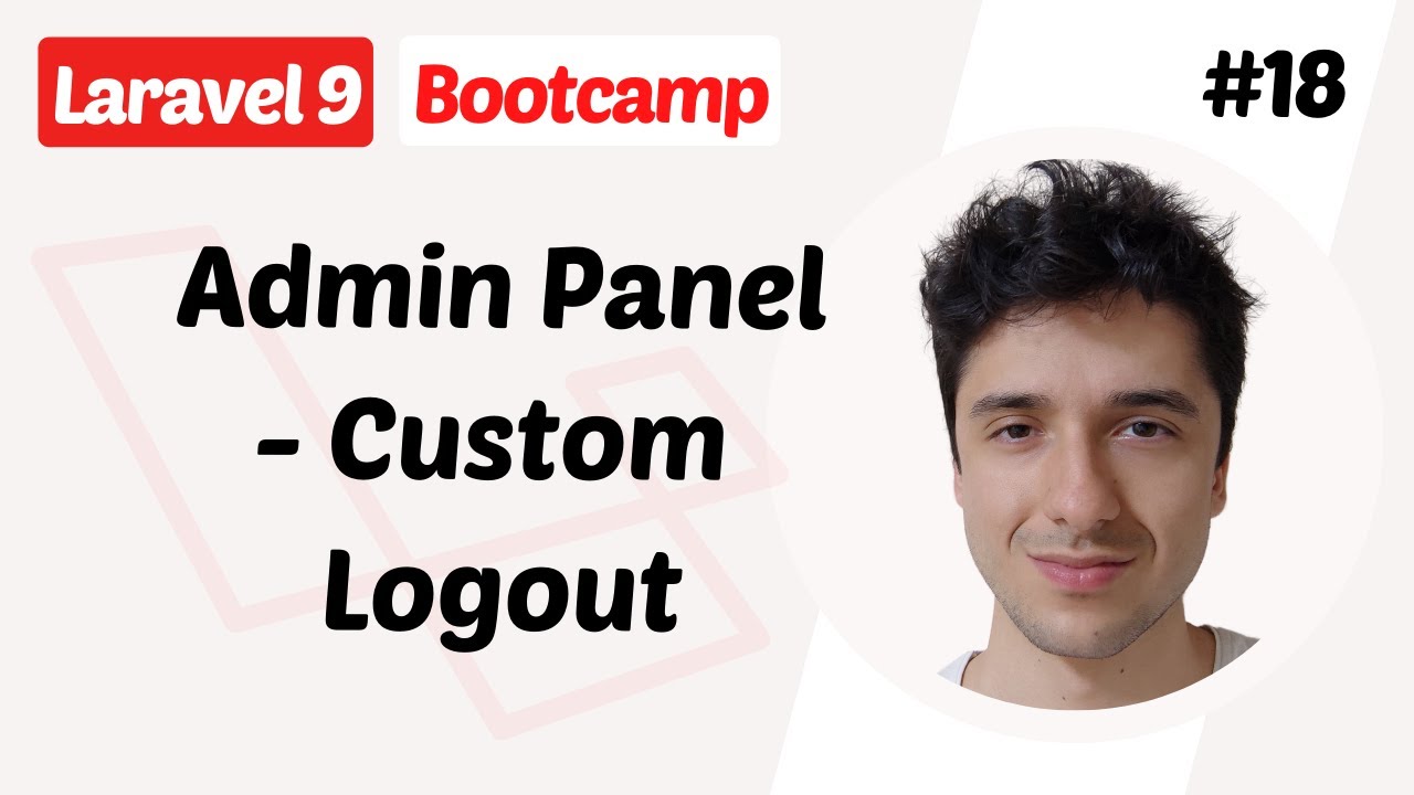 Admin Logout Laravel Bootcamp Youtube