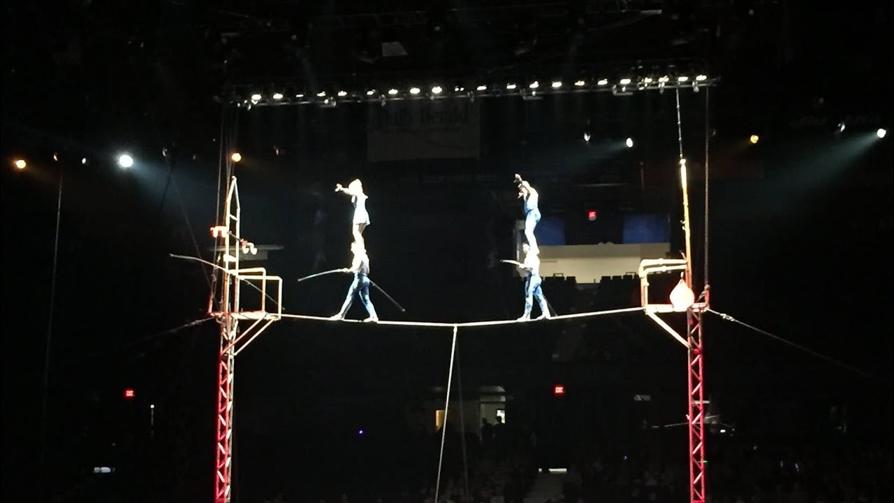 Circus High Wire at Ringling Bros Circus Xtreme 🎪 - YouTube