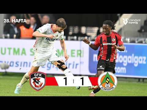 Gaziantep FK (1-1) Alanyaspor - Highlights/Özet | Trendyol Süper Lig - 2025/26