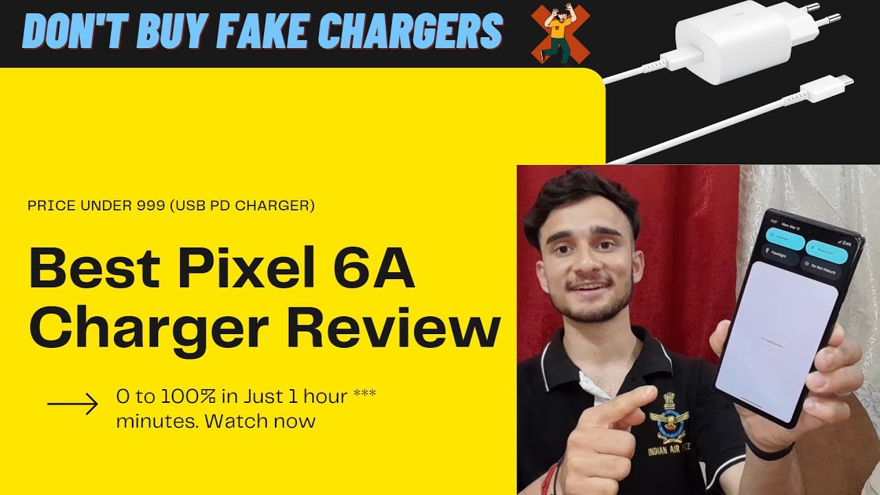 Original! Google Pixel 6A Charging Adapter - Google Pixel Charger @9 ...