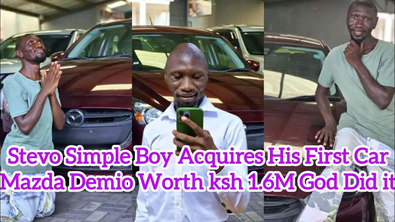 Stevo Simple Boy leaves Kenyans In Shock Acquires His First Car Mazda ...