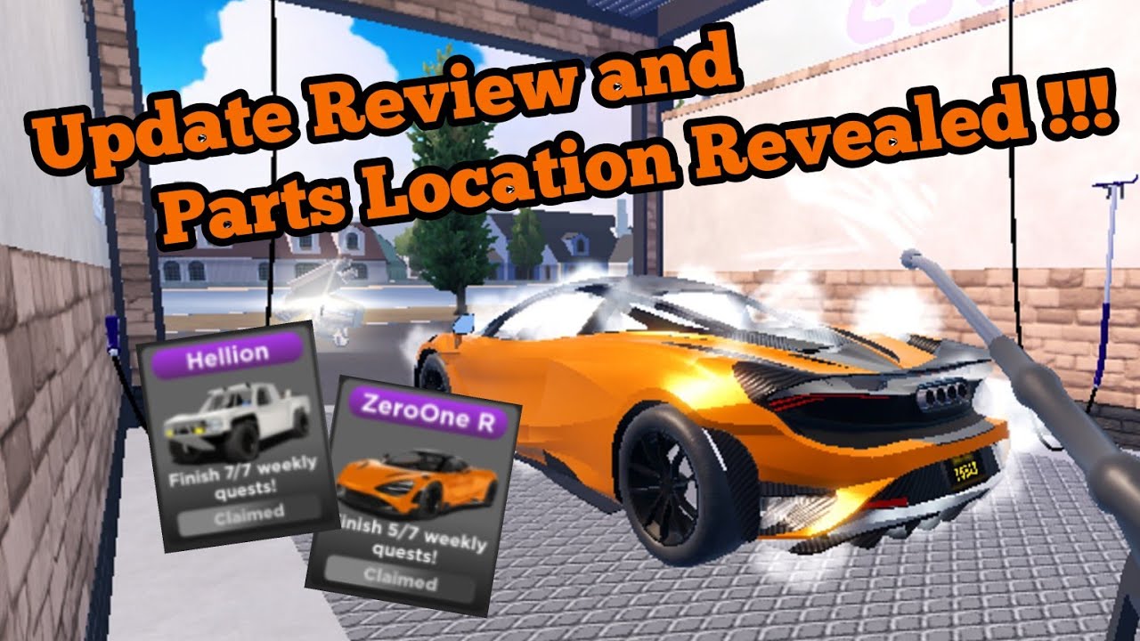 Roblox Drive World | Update review and all 5 Part's Location revealed ...